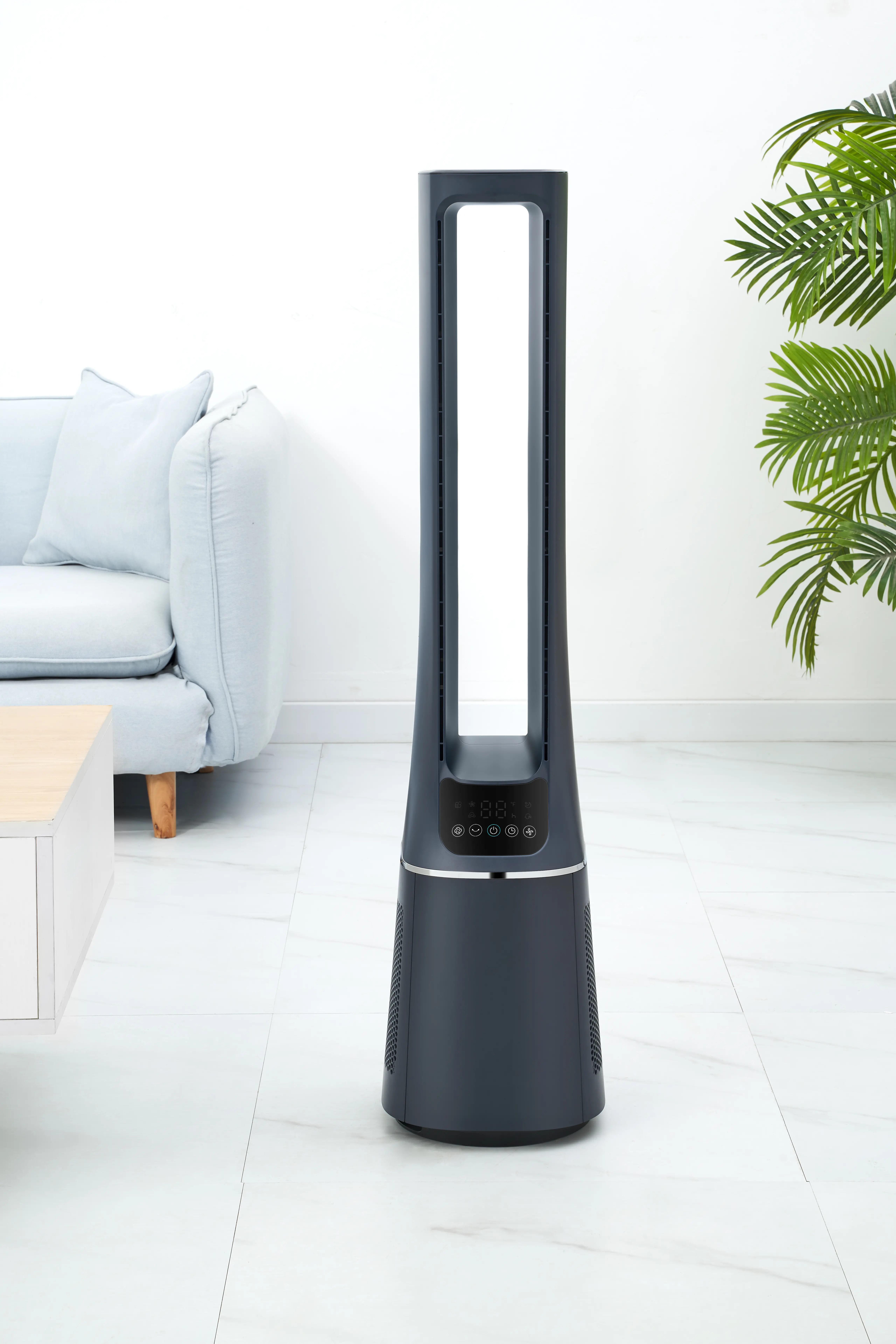 Midea 41 Bladeless Tower Fan HEPA Air Purifier with Remote Control AMS150 PB